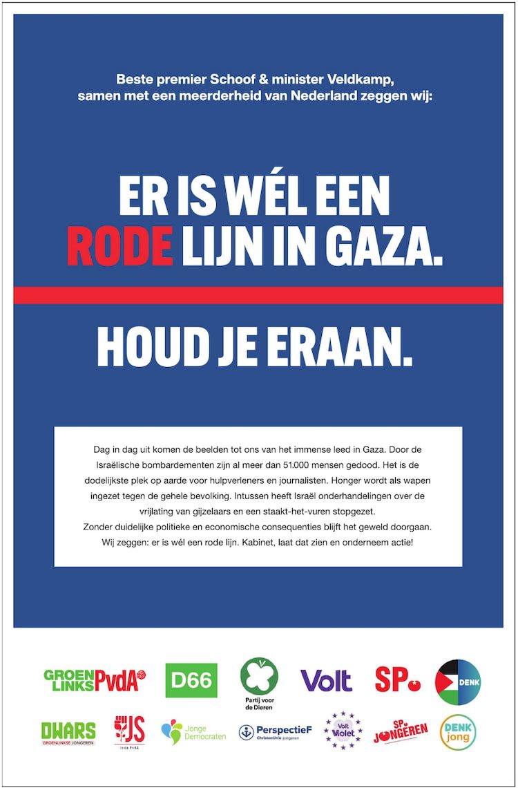 Er is wél een rode lijn in Gaza - Een Ander Joods Geluid