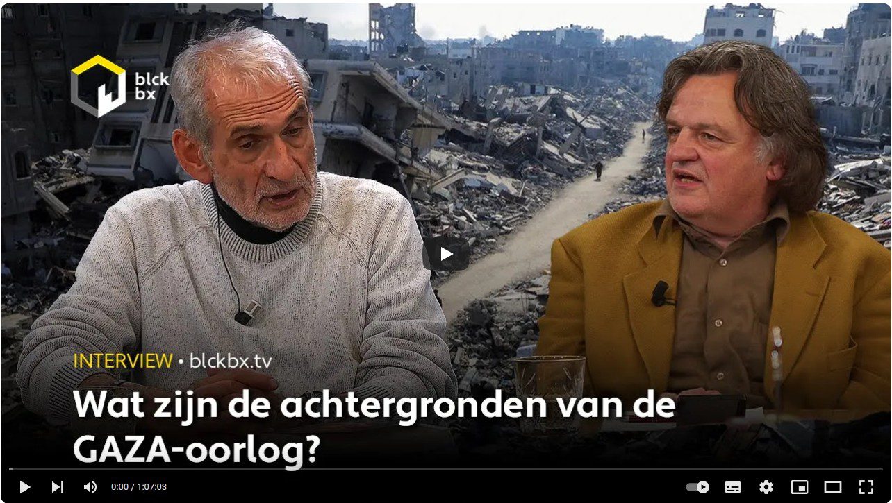 De achtergronden van de Gaza-oorlog met Jaap Hamburger - Een Ander ...