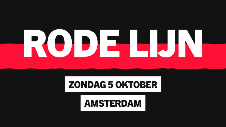 Zondag 5 oktober nieuwe Rode Lijn-demonstratie in Amsterdam - Een Ander ...